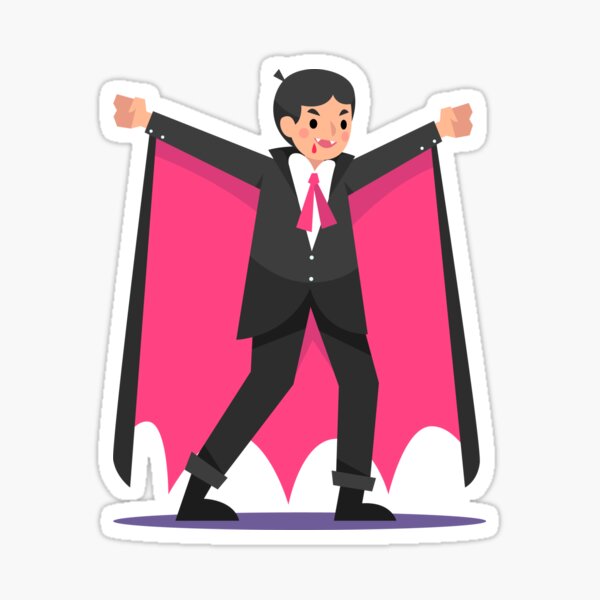 "The Vampire Savior" Sticker for Sale by artbyfakhar | Redbubble