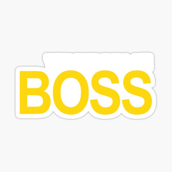 "call me boss" Sticker for Sale by DE-Couple | Redbubble