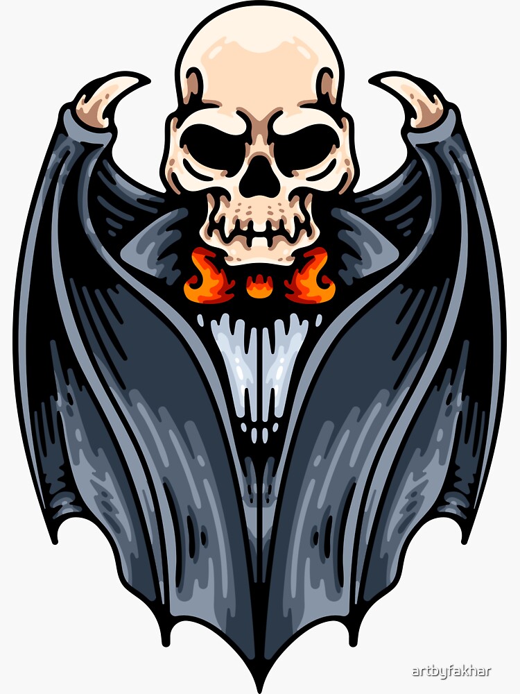 "The Vampire Savior" Sticker for Sale by artbyfakhar | Redbubble