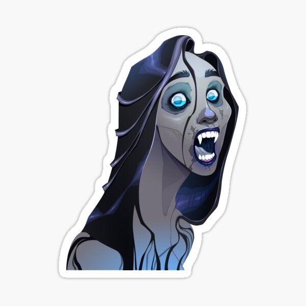 "The Vampire Savior" Sticker for Sale by artbyfakhar | Redbubble