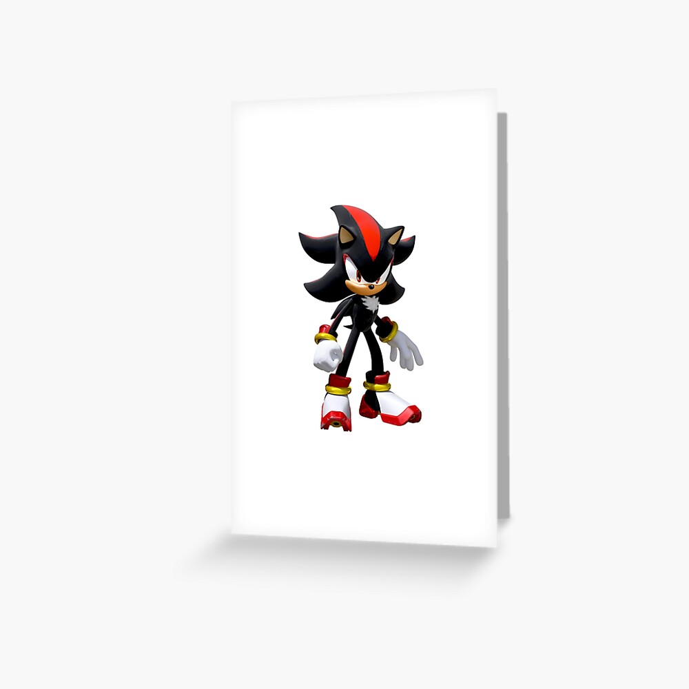 Tarjetas de felicitación «Diseño de la etiqueta engomada de Sonic The ...