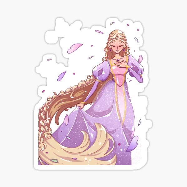 "Barbie Rapunzel" Sticker for Sale by Marmalade-Bunny | Redbubble