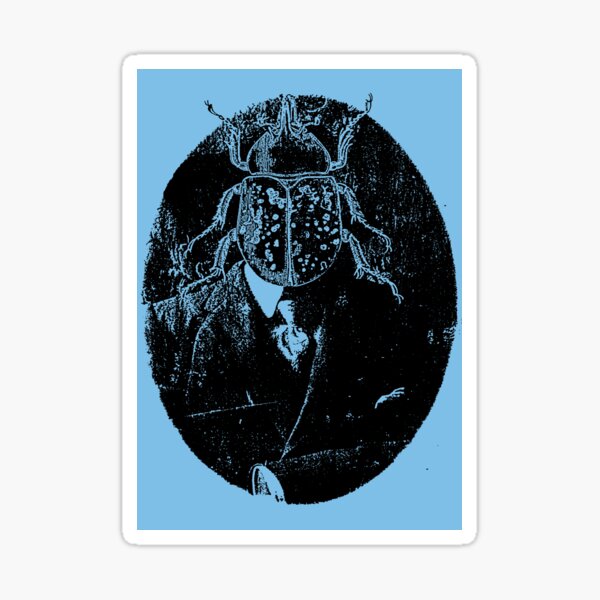 "Mr. Beetle" Sticker for Sale by CollaDigitale | Redbubble