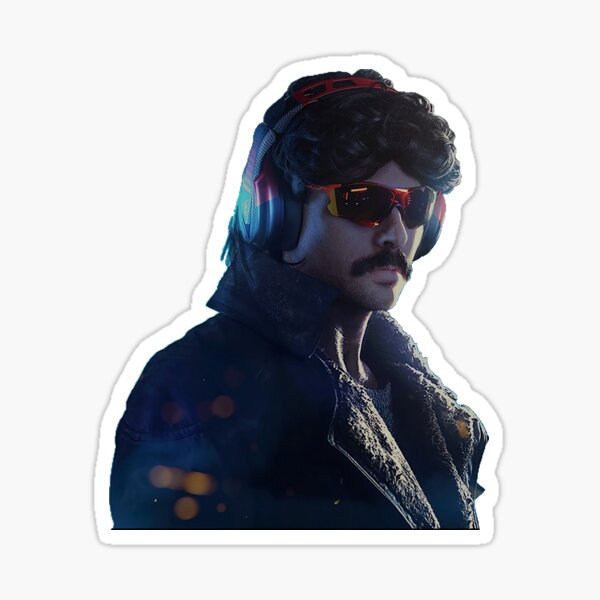 "Dr Disrespect | BADASS" Sticker for Sale by sekandortz | Redbubble