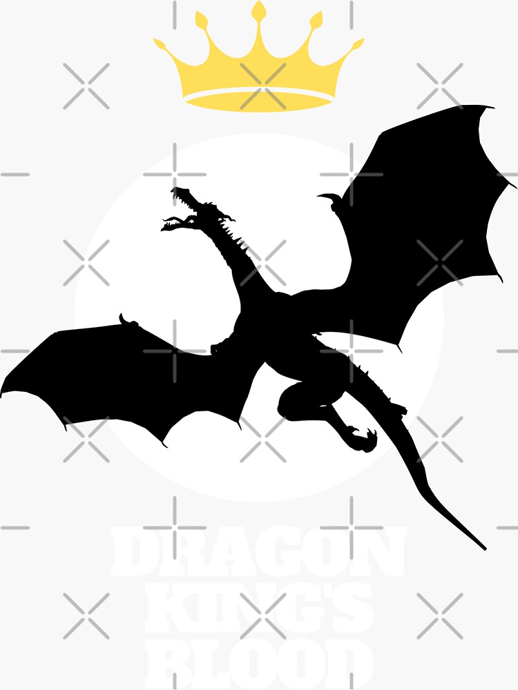"Dragon King " Sticker for Sale by animementor | Redbubble