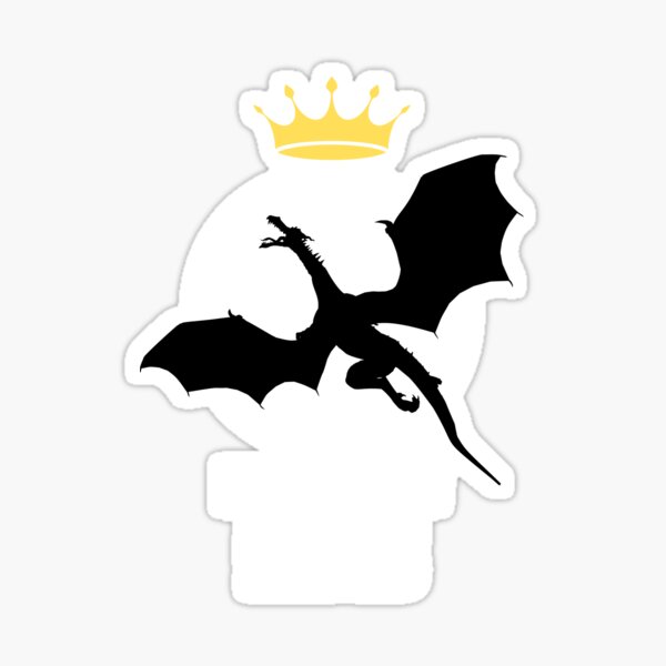 "Dragon King " Sticker for Sale by animementor | Redbubble