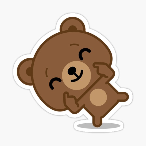 "Teddy Bear dancing" Sticker for Sale by KatkaDesign | Redbubble