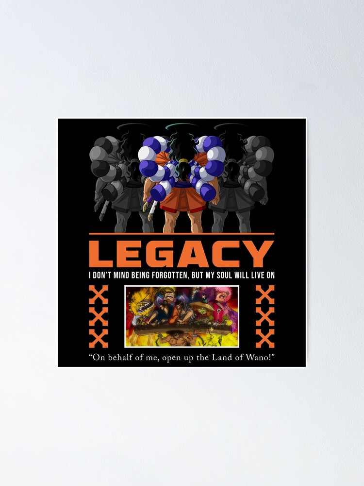 "Streetwear - Legacy Kozuki Oden" Poster for Sale by G-Projext | Redbubble
