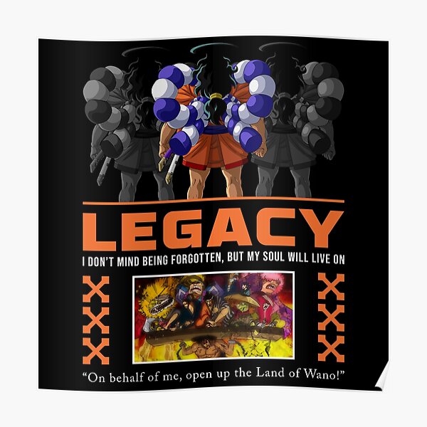 "Streetwear - Legacy Kozuki Oden" Poster for Sale by G-Projext | Redbubble