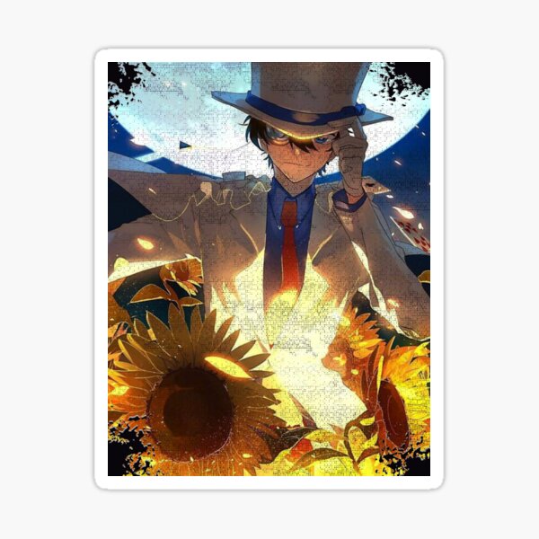 "Kaito Kid" Sticker for Sale by Marisaf | Redbubble