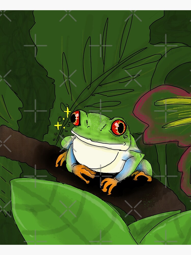 "A Distinguished Froggo" Poster for Sale by BalancedPen | Redbubble