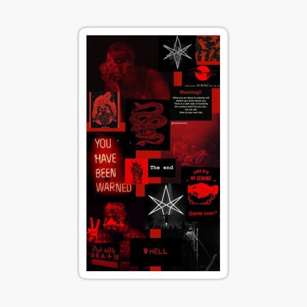 "Hell" Sticker for Sale by melvinareinger | Redbubble