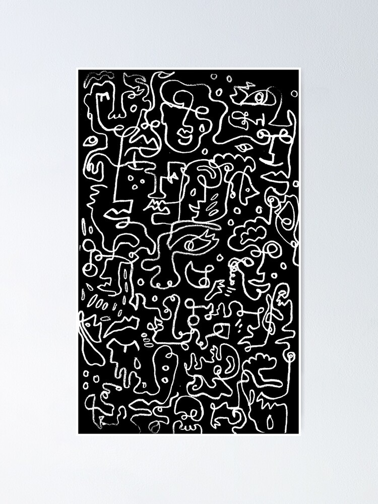 "many faces" Poster for Sale by martinasrd | Redbubble