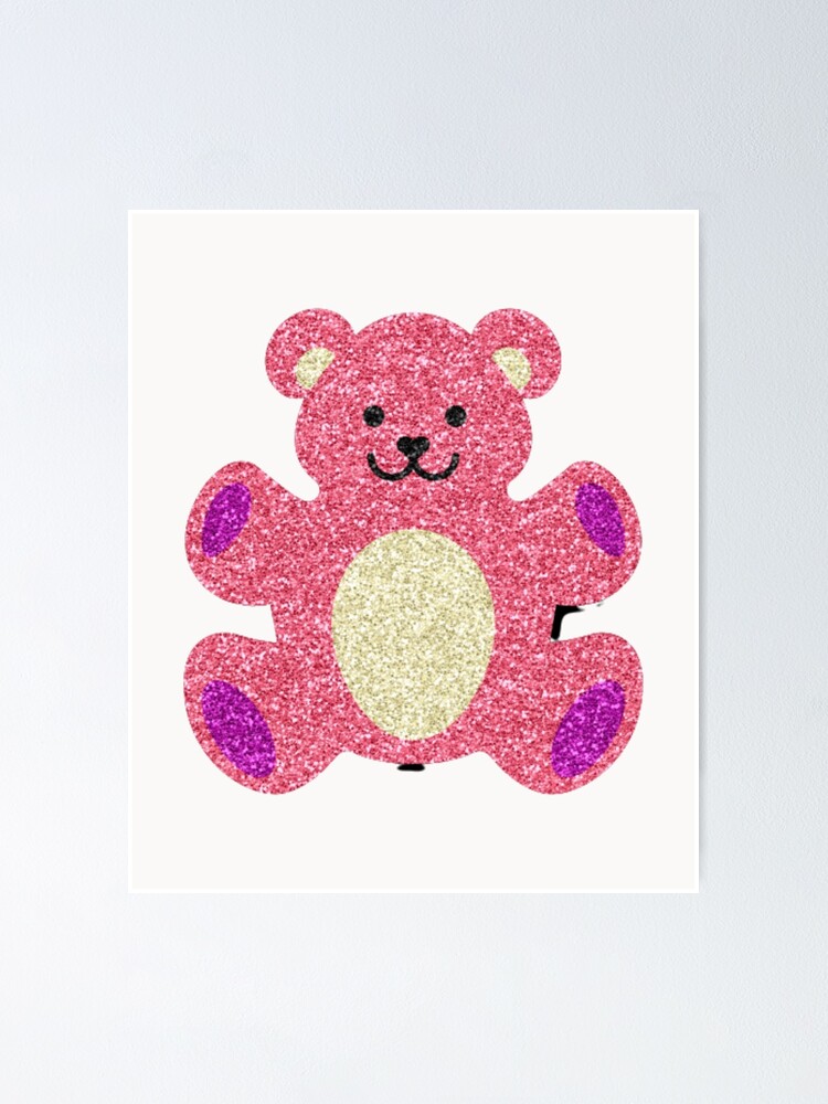 "Cute Happy Smiley Teddy Bear" Poster for Sale by artisticoshop | Redbubble