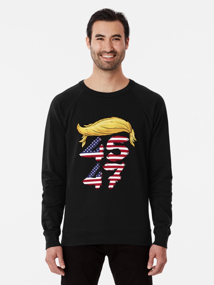 Vintage 45 2 Trump 2024 I'll Be Back Save America Lightweight ...