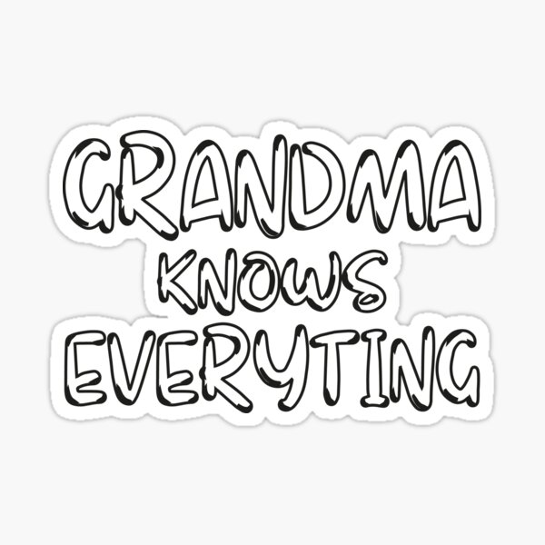 We Nailed Your Grandma Sticker For Sale By Lawkake Redbubble
