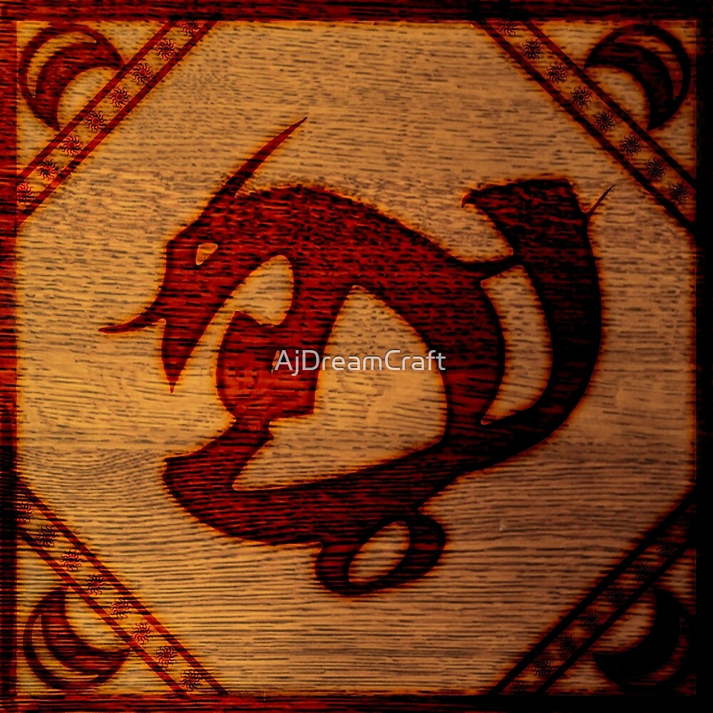 "Wood Burned Series: Courage in Combat Rune" by AjDreamCraft | Redbubble