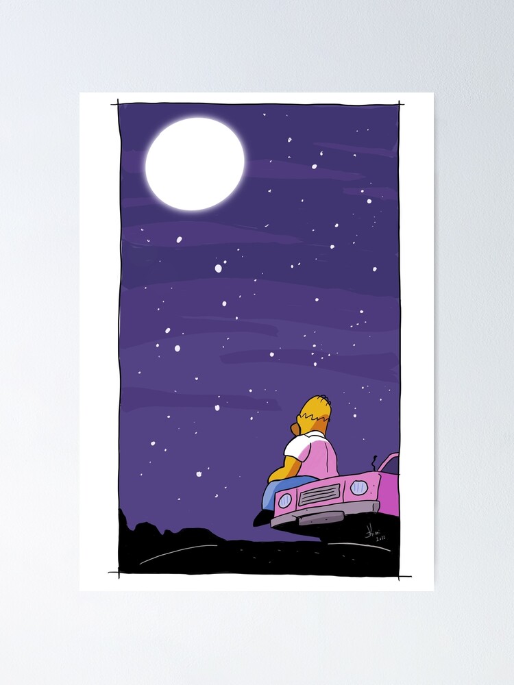 "sadness homer" Poster for Sale by Arthas85 | Redbubble