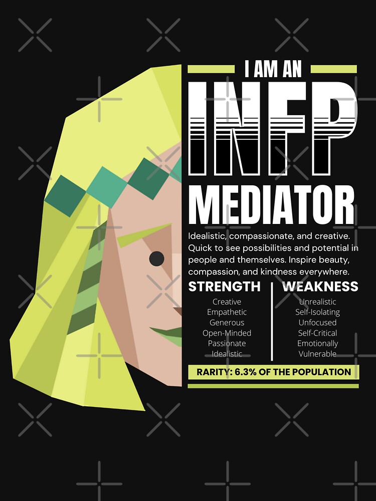 "INFP - Mediator Personality Female | MBTI Series" T-shirt for Sale by ...