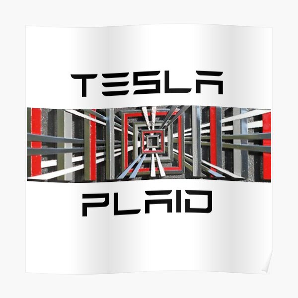 "Tesla Plaid Badge from the Fastest Production Car Ever Made Model S ...