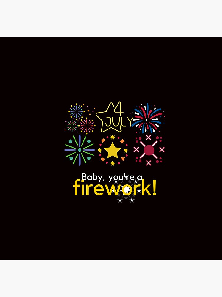 "Baby, You're A Firework!" Pin for Sale by maysd0568 | Redbubble