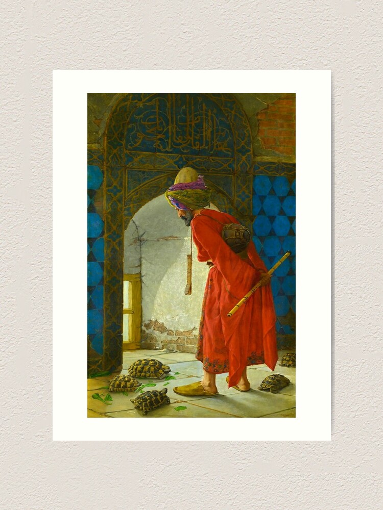 "Osman Hamdi Bey The Tortoise Trainer, 1906" Art Print for Sale by ...