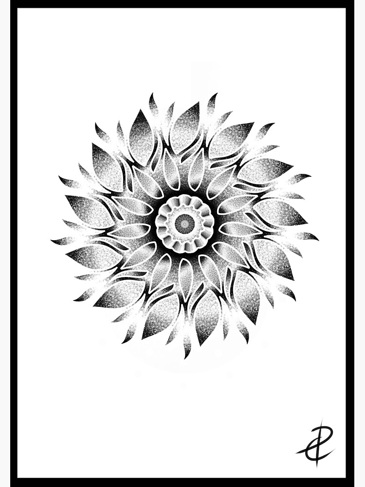"Mandala Flash Tattoo" Sticker for Sale by Galaxink-Shop | Redbubble