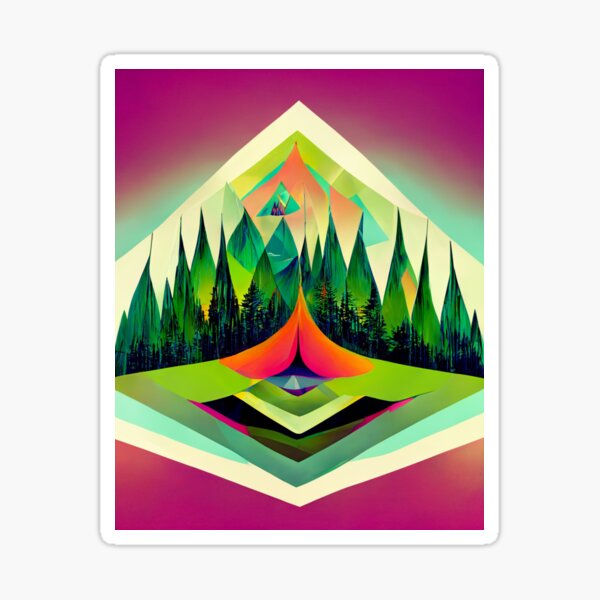 "PNW Camping" Sticker for Sale by selfreference2 | Redbubble
