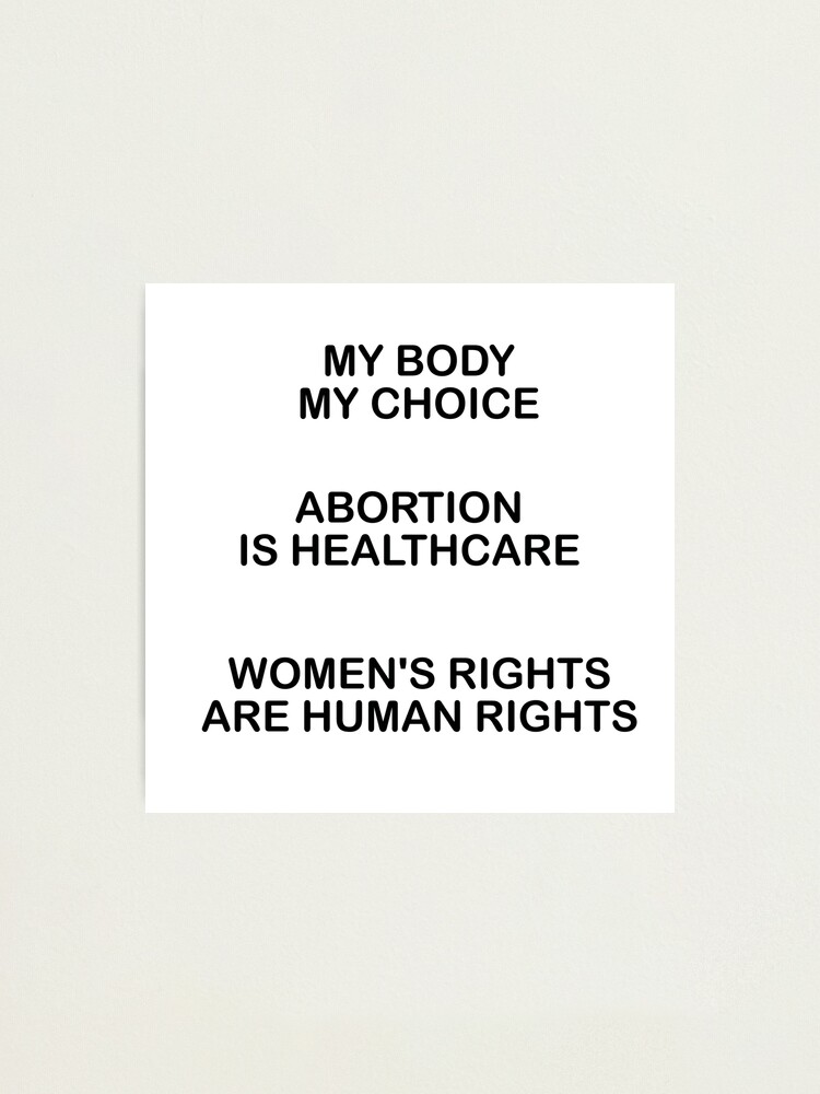 "Womens Rights Pro Choice Abortion is Healthcare Sticker Pack ...