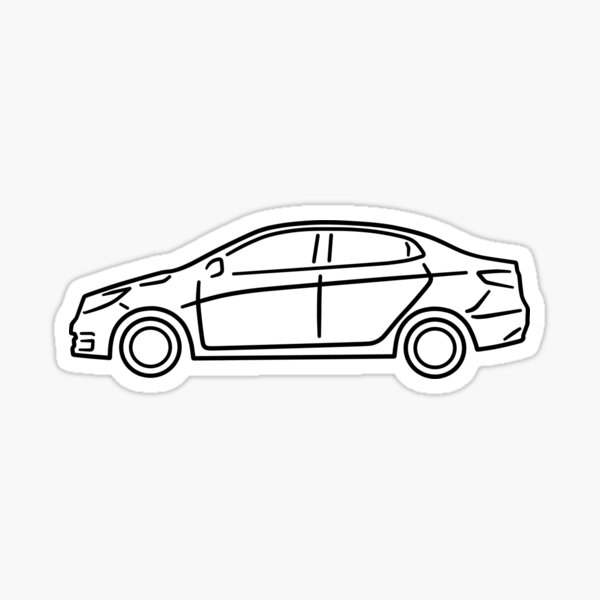 "Kia Rio" Sticker for Sale by AutoClub | Redbubble
