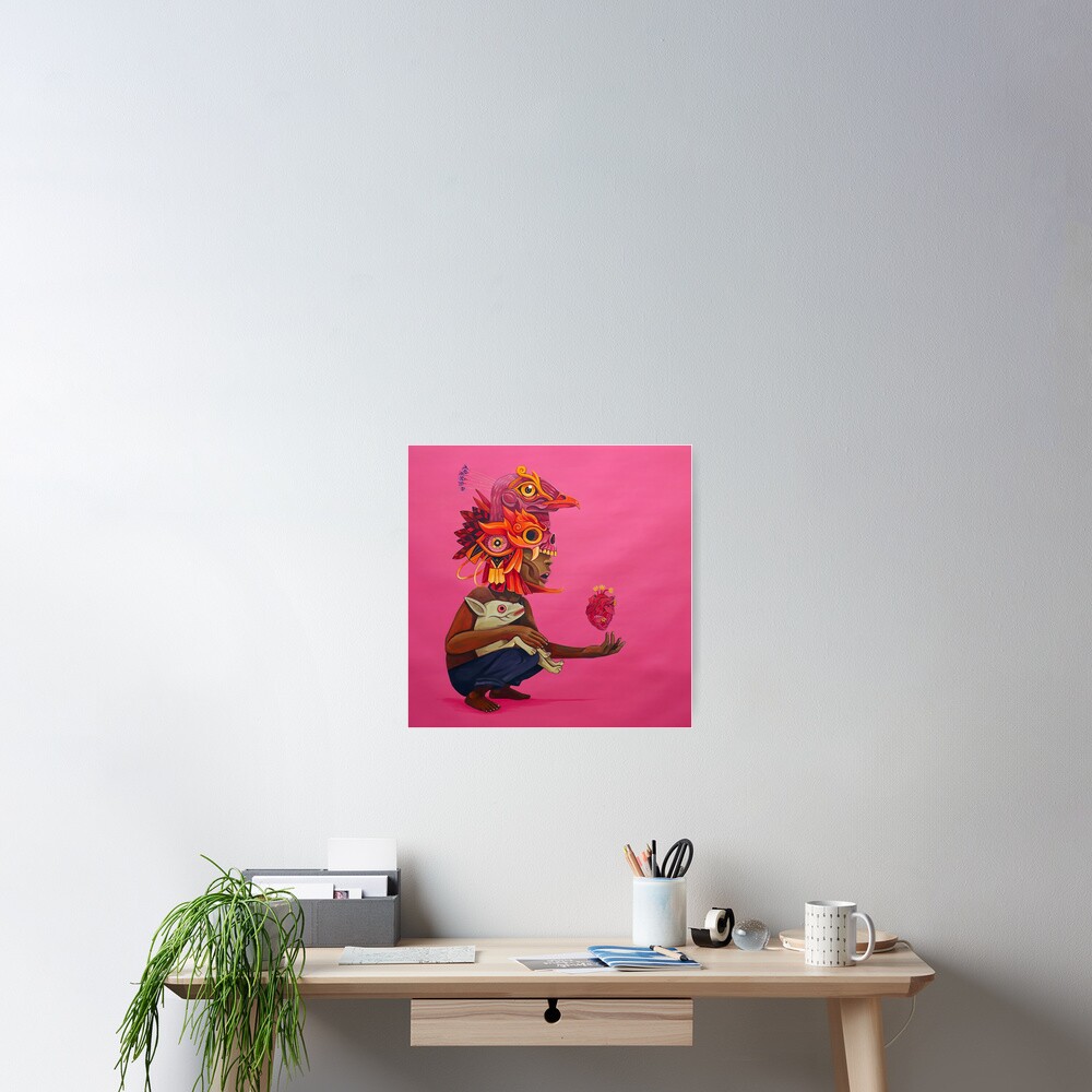 "El perro y el Nahual (The dog and the Nahual)" Sticker for Sale by ...