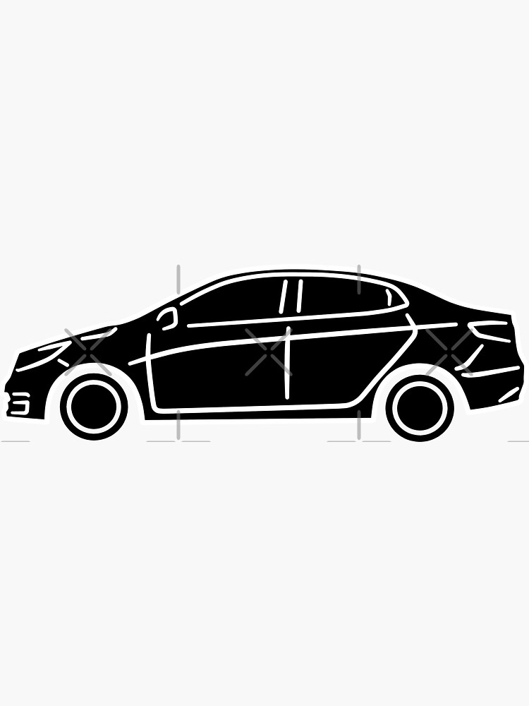 "Kia Rio" Sticker for Sale by AutoClub | Redbubble