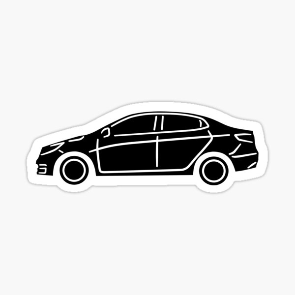 "Kia Rio" Sticker for Sale by AutoClub | Redbubble