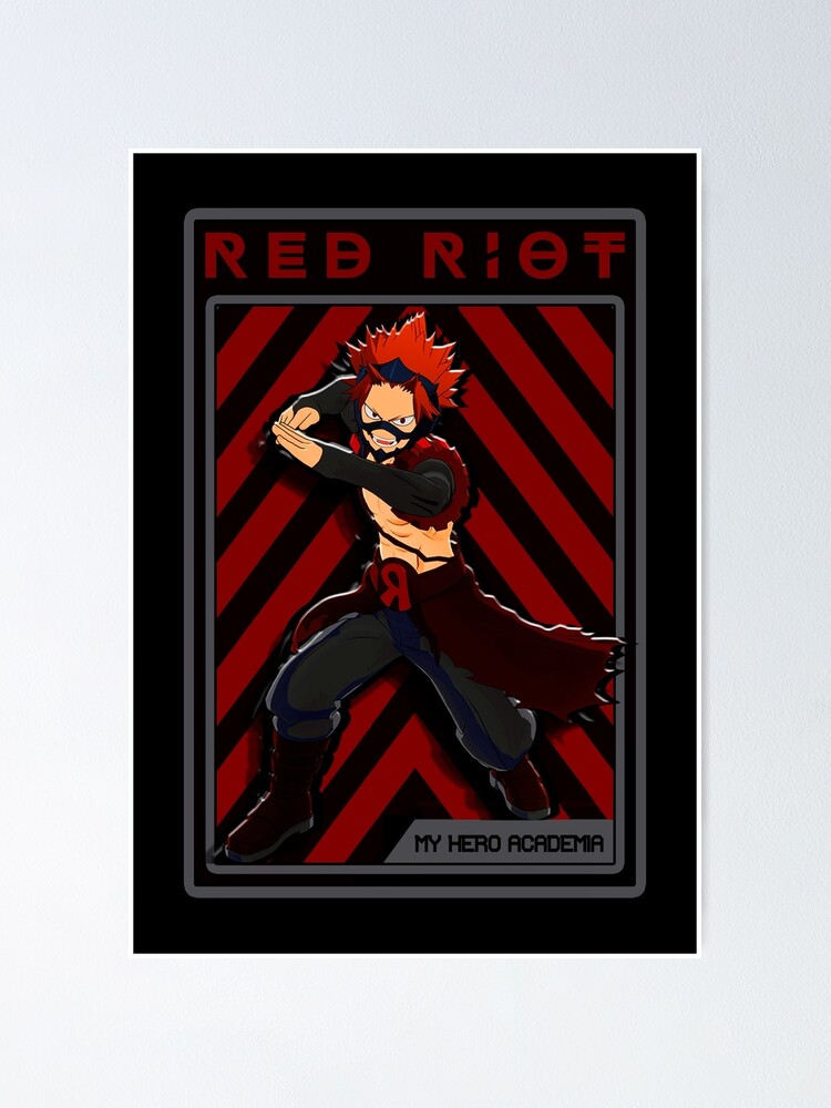 "MY HERO ACADEMIA - RED RIOT" Poster for Sale by UNCHMUNCH | Redbubble