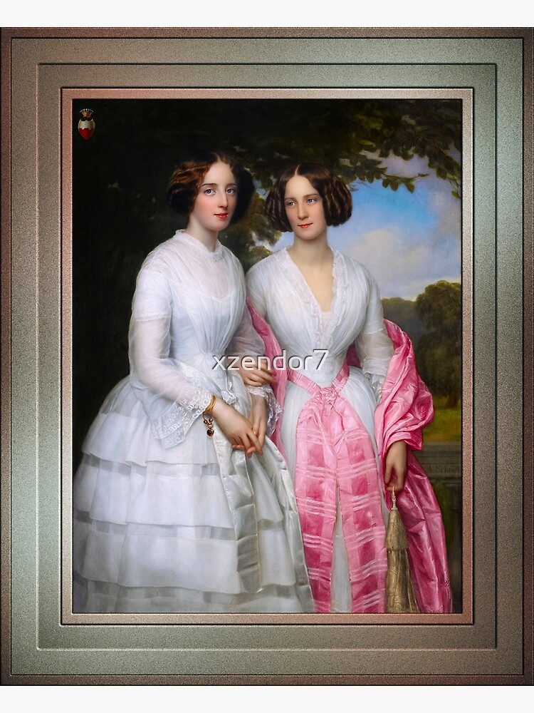 "The Reventlow Sisters by August Schiøtt Remastered Xzendor7 Classical ...