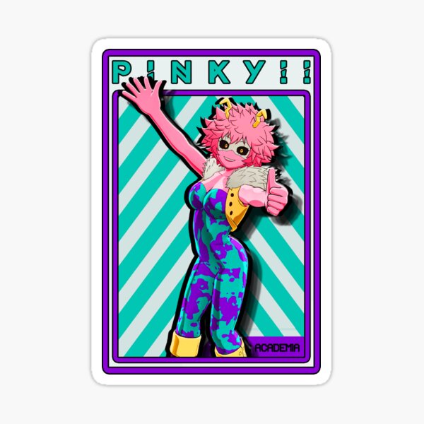 "MY HERO ACADEMIA - PINKY" Sticker for Sale by UNCHMUNCH | Redbubble