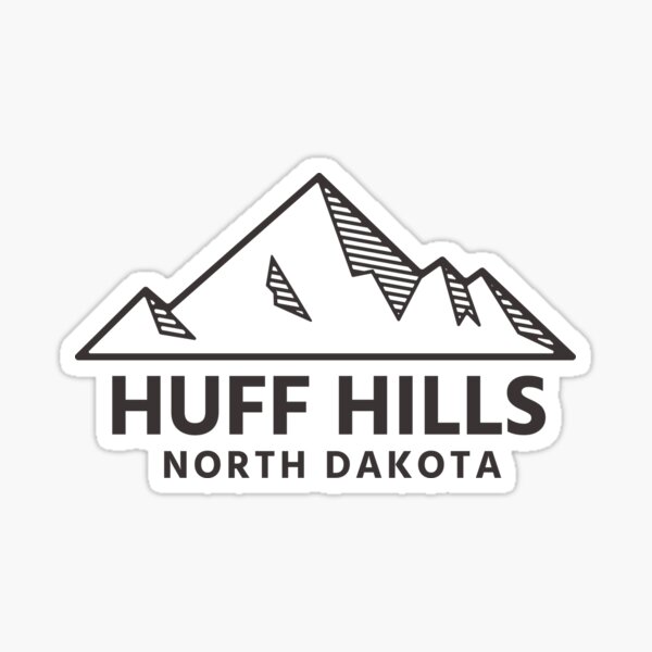 "Huff Hills Mountain ND - Huff Hills Ski Area" Sticker for Sale by ...