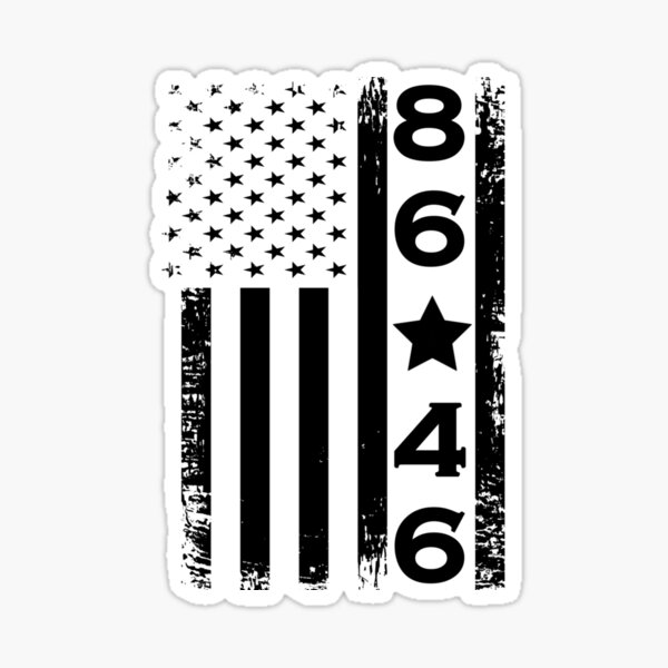 "8646 anti Joe Biden, 86 46 impeach biden" Sticker for Sale by ...