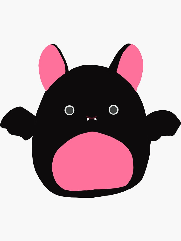 "Pink Bart the Bat Squishmallow" Sticker for Sale by Ashleighishere ...