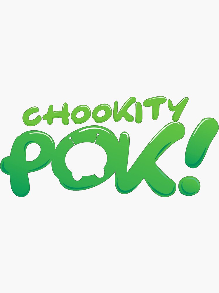 "CHOOKITY POK" Sticker for Sale by kleinreginar | Redbubble