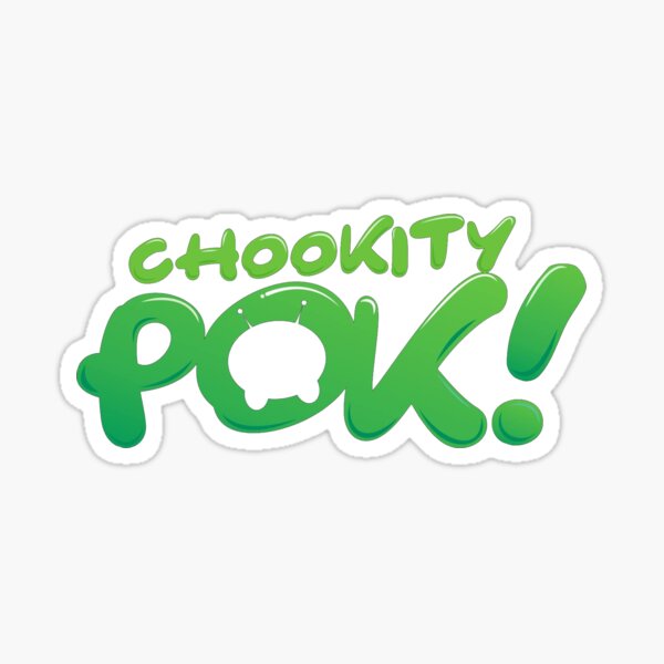 "CHOOKITY POK" Sticker for Sale by kleinreginar | Redbubble