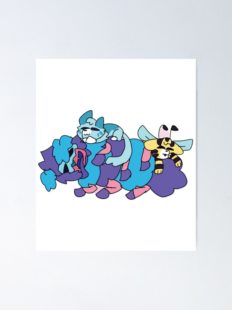 "PJ Pug A Pillar, catbee and candy cat" Poster for Sale by OnlyForFans ...