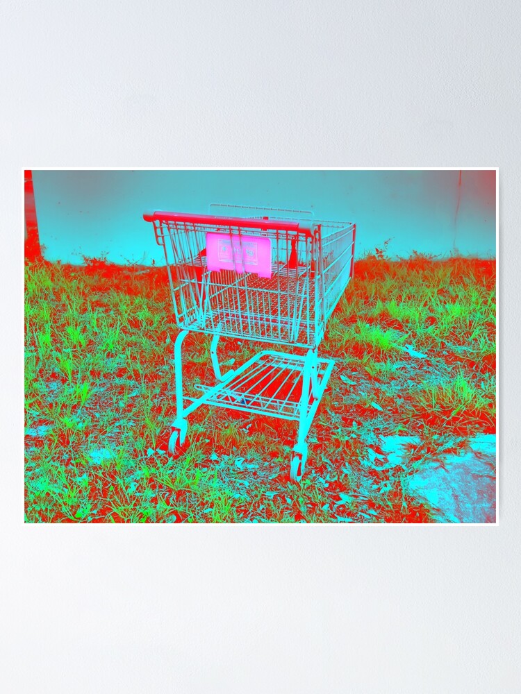 "Shopping Cart" Poster for Sale by StudioSibel | Redbubble