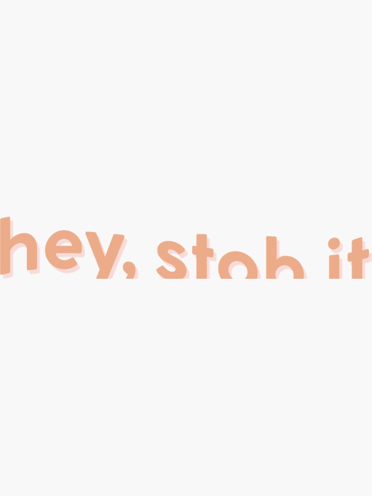 "K-Pop Jin Hey Stob It! Sticker" Sticker for Sale by mileonaei | Redbubble