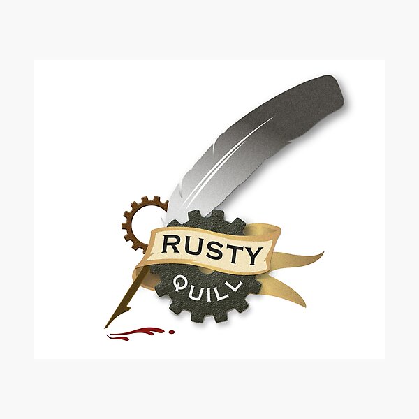 "Rusty Quill Company Logo" Photographic Print by RustyQuill | Redbubble