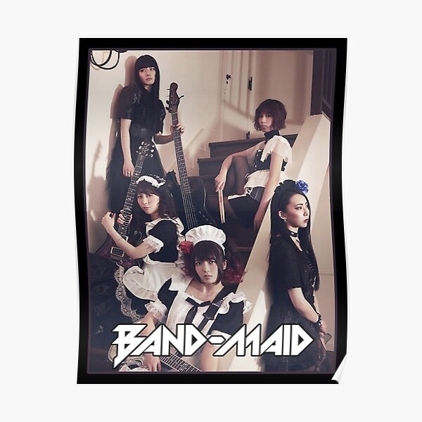 "Band Maid Aesthetic" Poster for Sale by fredblaker | Redbubble