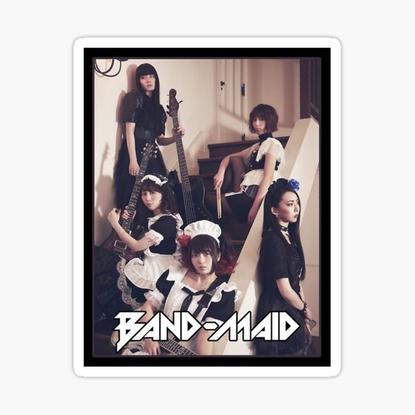 "Band Maid Aesthetic" Sticker for Sale by fredblaker | Redbubble