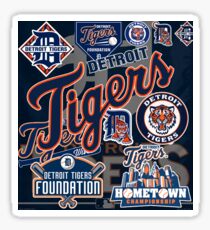 Detroit Tigers: Stickers | Redbubble
