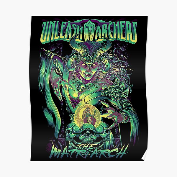 "unleash the archers" Poster for Sale by jhandmanpp | Redbubble