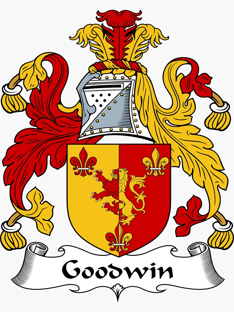 "Goodwin " Sticker by HaroldHeraldry | Redbubble